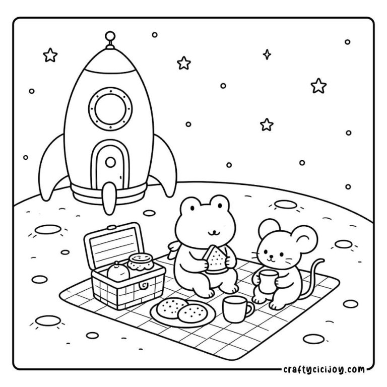 Free Cozy Coloring Pages (60 Cute Printable PDFs) - CraftyCiciJoy